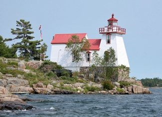 Pointe au Baril Range Front Lighthouse, Ontario Canada at ...