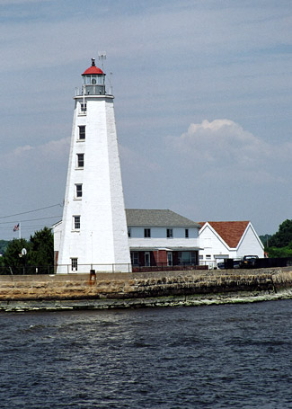 Lynde Point (Saybrook Inner) Lighthouse, Connecticut at ...