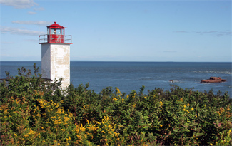 Quaco Head Lighthouse, New Brunswick Canada at Lighthousefriends.com